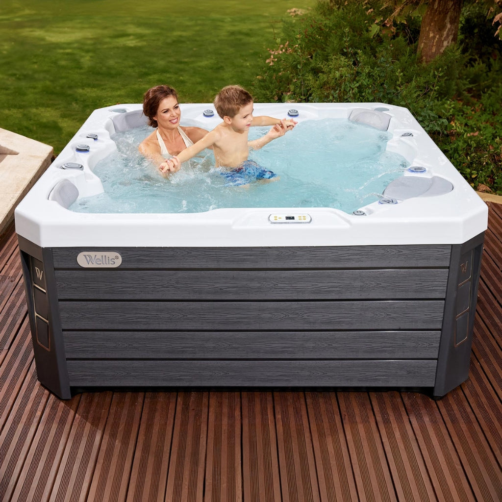 Wellis Prague Whirlpool | Outdoor Spa 6 Personen – WSG Whirlpool-Handel ...